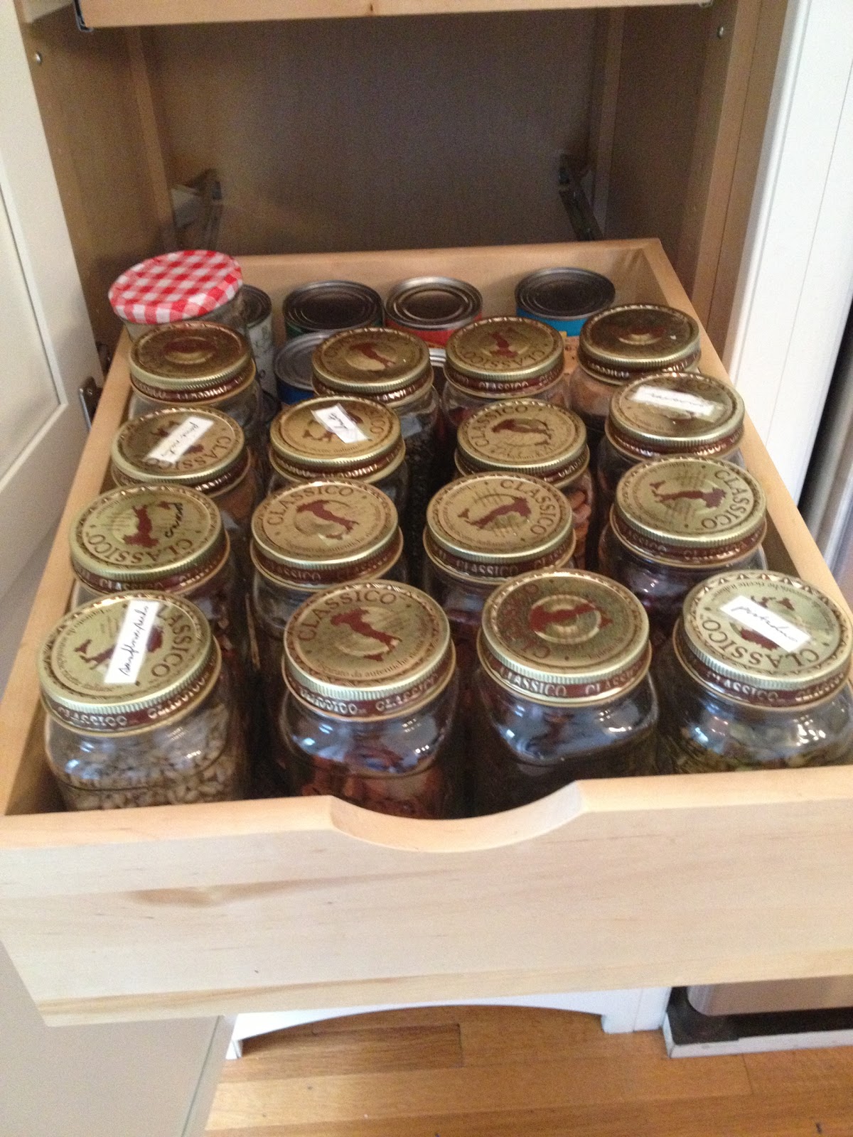 Recycling Jars in the Kitchen - 1970 Dogwood Street